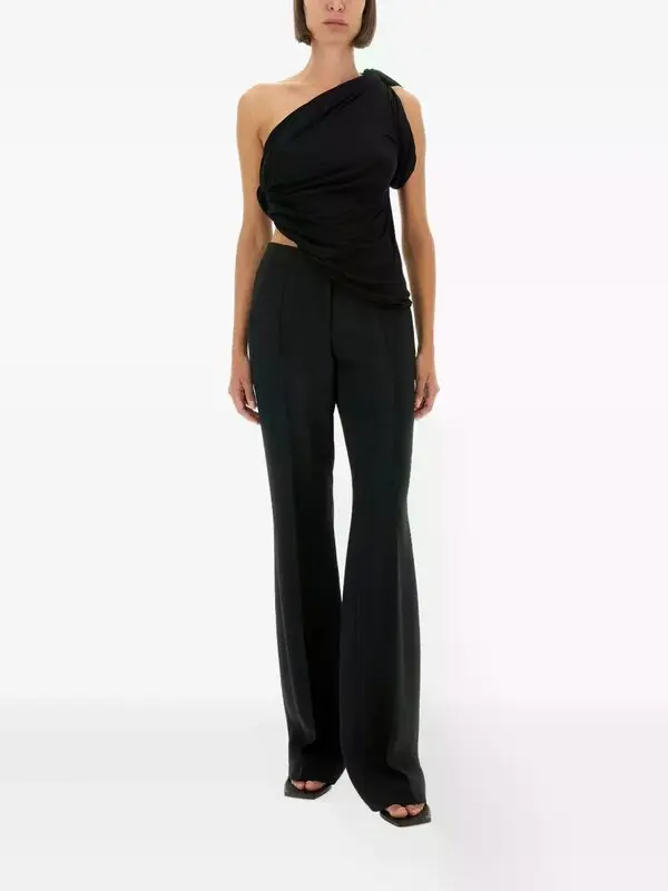 Rick Owens One-shoulder Draped Top - Black