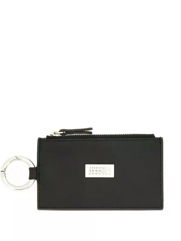 MAISON MARGIELA Zip Keyring Wallet - Black