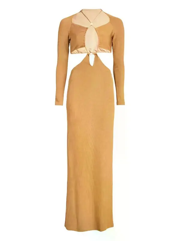 PatBO Embellished Cut-out Maxi Dress