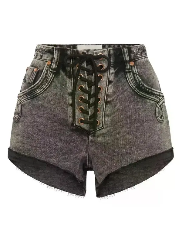 ONETEASPOON Lace-up Shorts