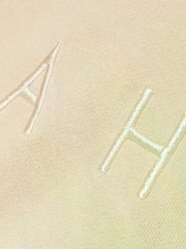 IXIAH Signature Embroidered T-shirt - Neutrals