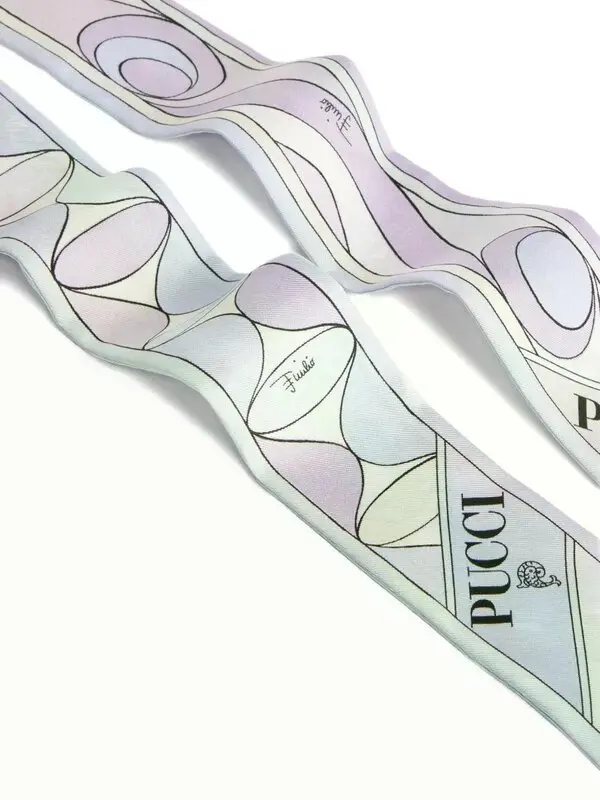 Emilio Pucci Logo Graphic Scarf