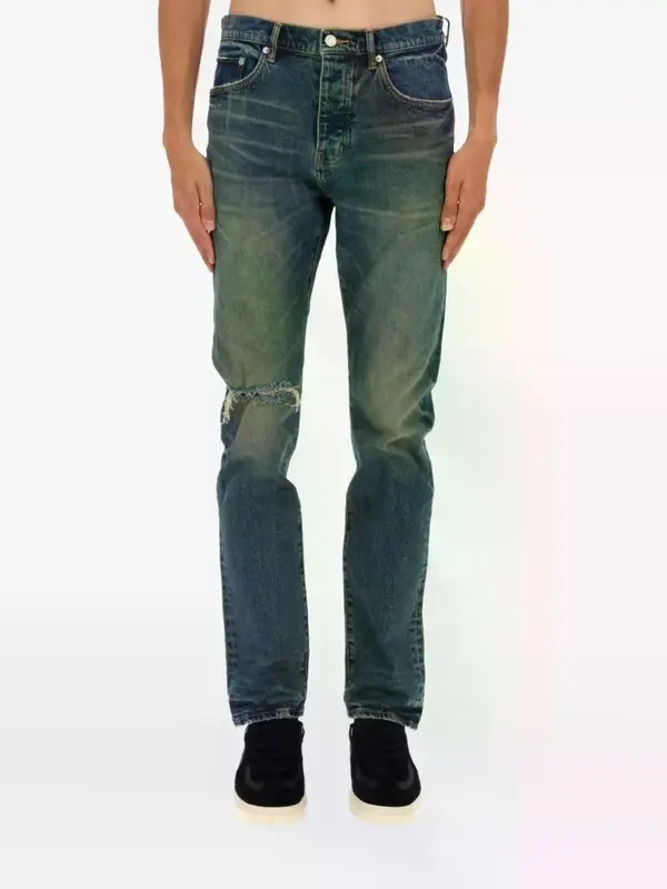 PURPLE BRAND P005 Ripped Jeans - Blue