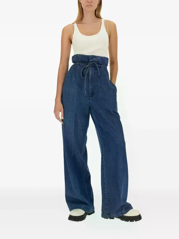 Boyish Tie-waist Jeans
