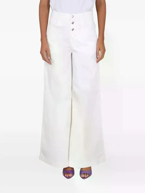 DEPARTMENT 5 Buttoned Wide Leg Trousers