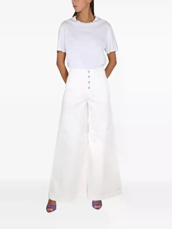 DEPARTMENT 5 Buttoned Wide Leg Trousers