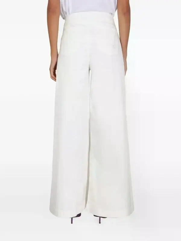 DEPARTMENT 5 Buttoned Wide Leg Trousers