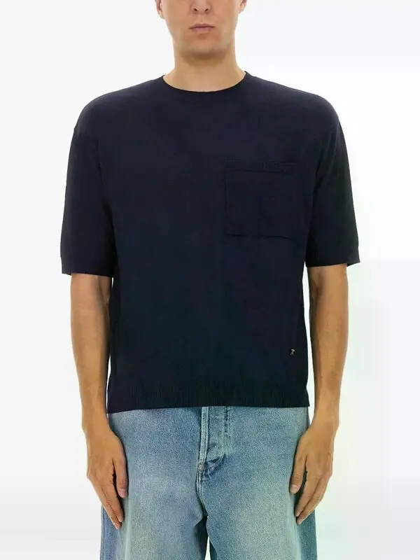 Moschino Patch-pocket T-shirt - Blue