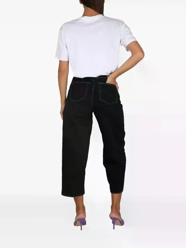 DEPARTMENT 5 Button Stitching Cropped Jeans