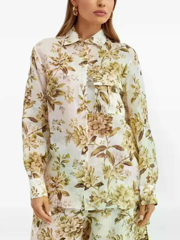 Zimmermann Floral Pocket Shirt