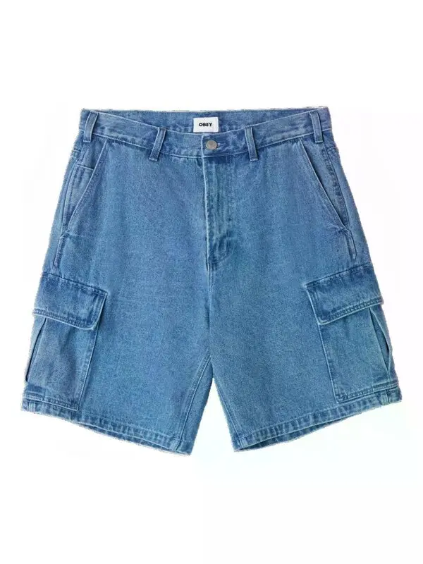 Obey Button-fastening Cargo Shorts