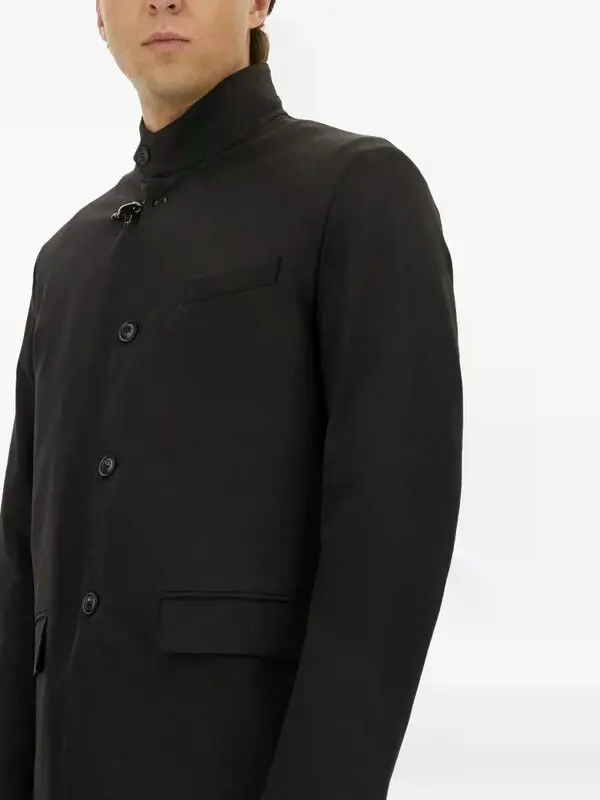 FAY Flap-pocket Buttoned Jacket - Black