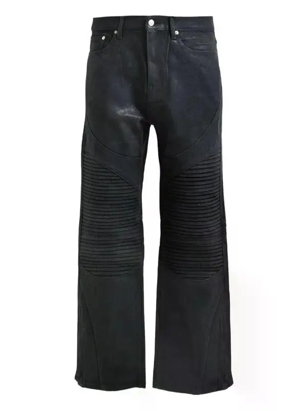 BREATH Coated Biker Jeans