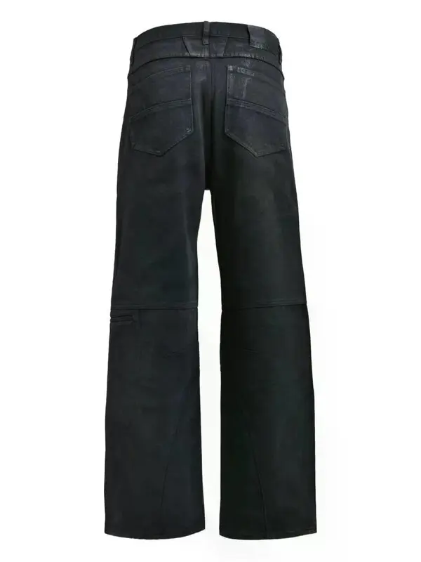 BREATH Coated Biker Jeans