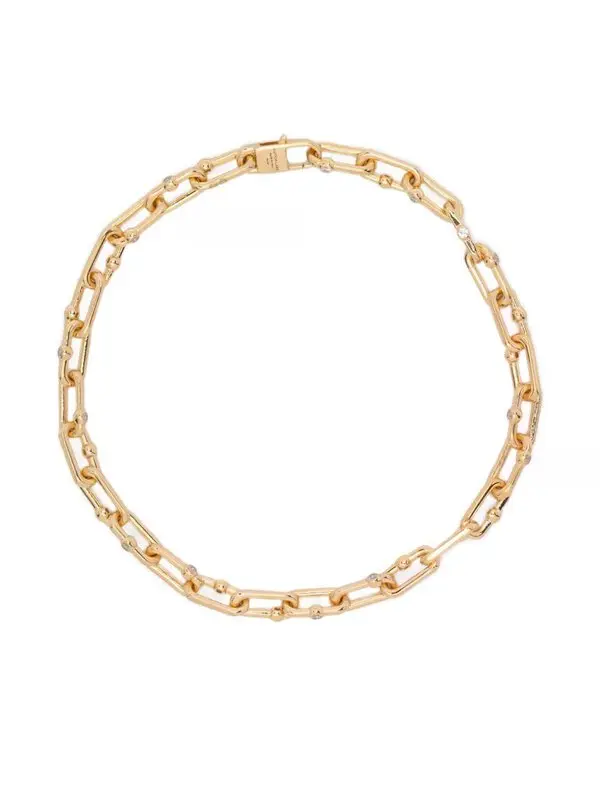 HATTON LABS Embellished Link Bracelet - Gold