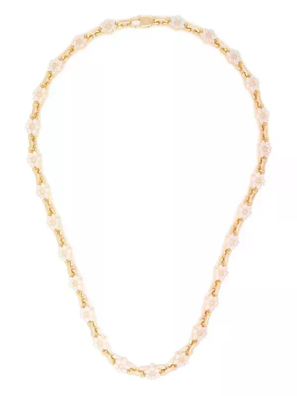 HATTON LABS Floral Chain Necklace - Gold