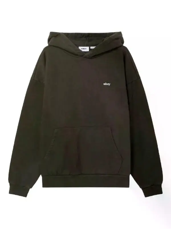 Obey Hooded Pullover With Front Pocket