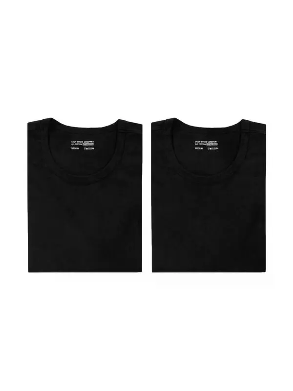LADY WHITE CO. Crew-neck Cotton T-shirt