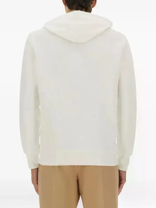 Paul Smith Zebra-detail Hoodie - Neutrals