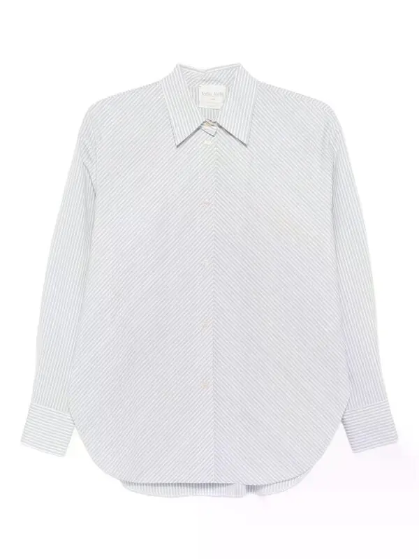 FORTE_FORTE Striped Cotton Shirt