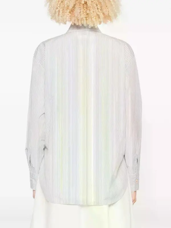 FORTE_FORTE Striped Cotton Shirt