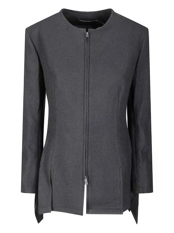 Yohji Yamamoto Zip-up Wool Jacket