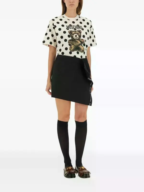 Moschino Draped-detail Mini Skirt