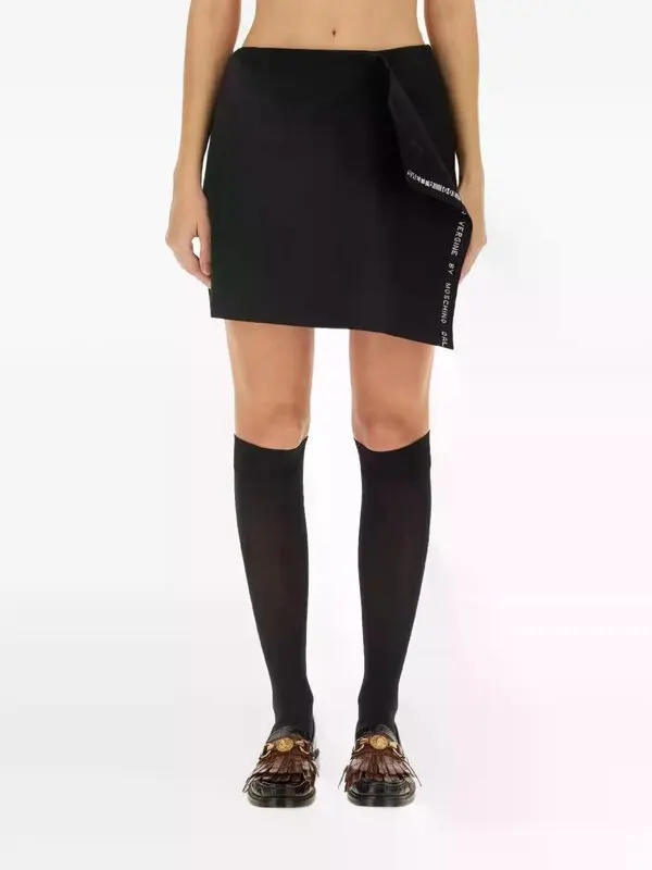 Moschino Draped-detail Mini Skirt