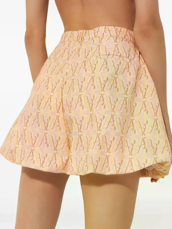 Agua Bendita Cudi Sellos Pattern Shorts