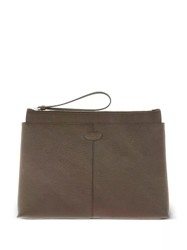 TOD'S Leather Document Holder - Brown