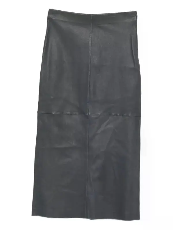 ALYSI Stretch Leather Skirt