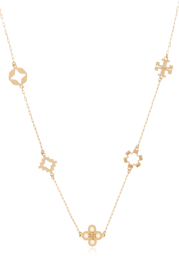 Tory Burch Kira Brass Necklace - Gold