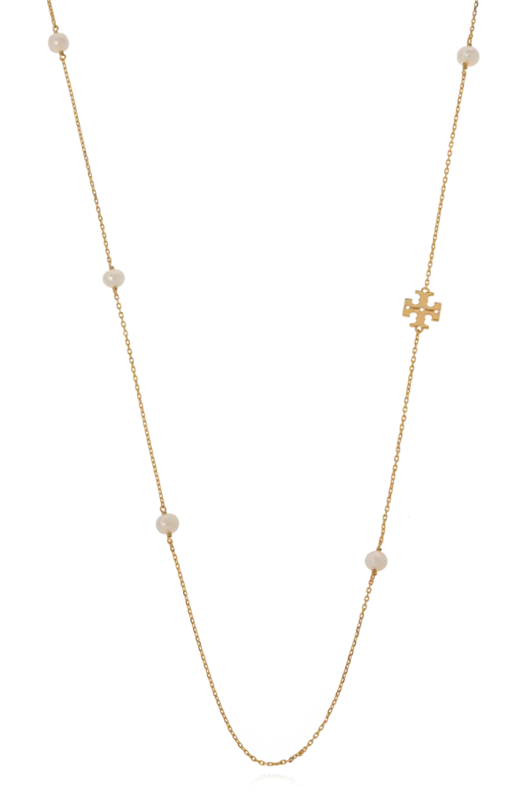 Tory Burch Necklace With Pearls - Gold