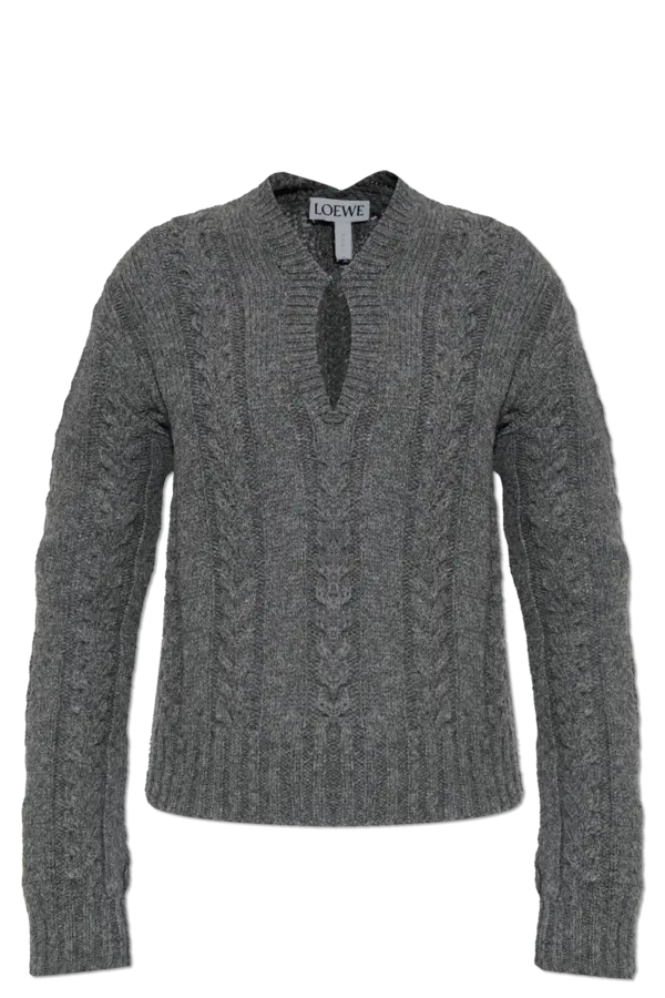 Loewe Wool Cable Stitch Sweater