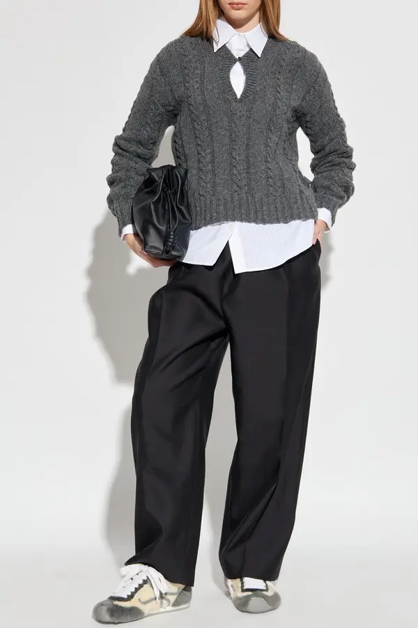 Loewe Wool Cable Stitch Sweater