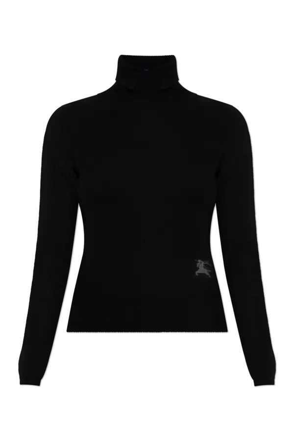 Burberry Turtleneck With Logo Patch