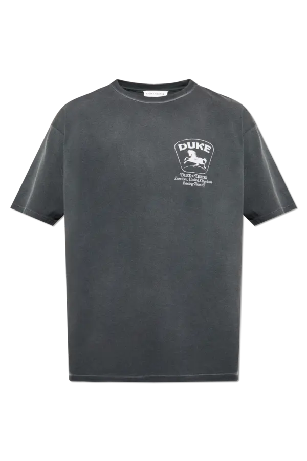 DUKE + DEXTER T-shirt With Logo - Grey
