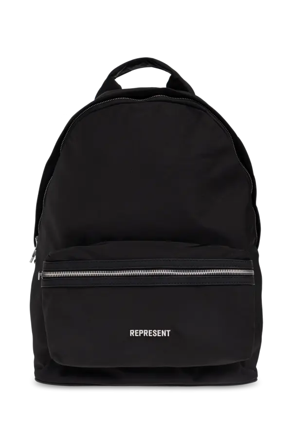 REPRESENT Backpack With Logo - Black