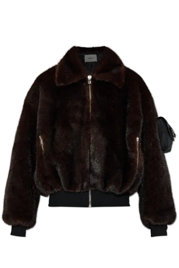 Coperni Faux Fur Bomber Jacket