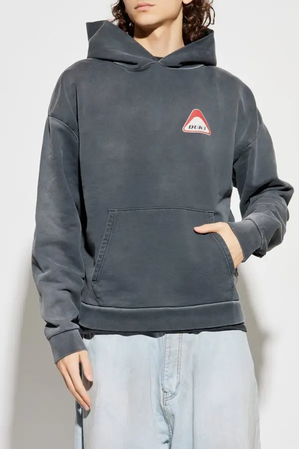 DUKE + DEXTER Sweatshirt With Logo - Grey