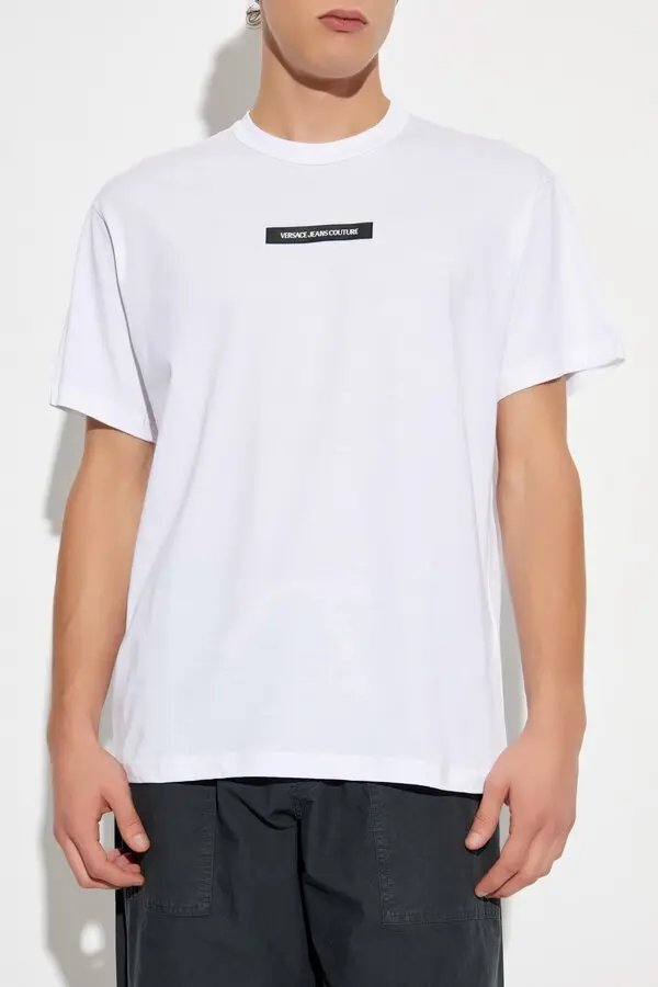 Versace T-shirt With Logo Patch