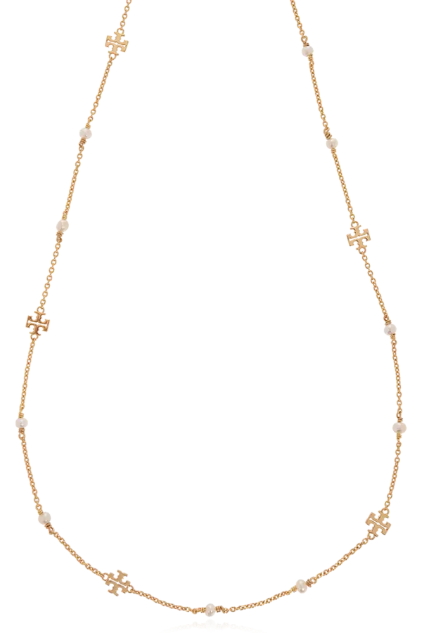 Tory Burch Kira Pearl Necklace - Gold