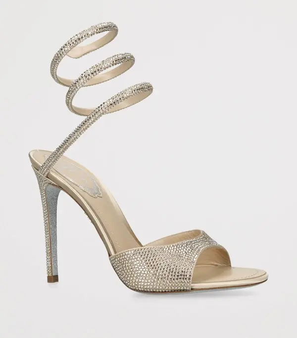 Rene Caovilla Embellished Wrap Sandals 105