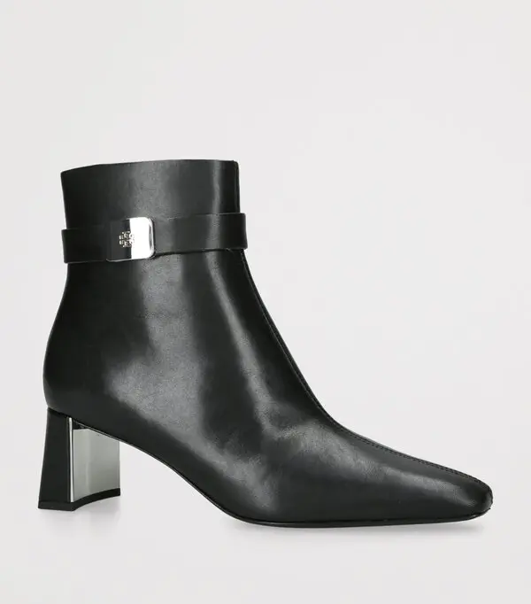 Tory Burch Leather Georgia Ankle Boots