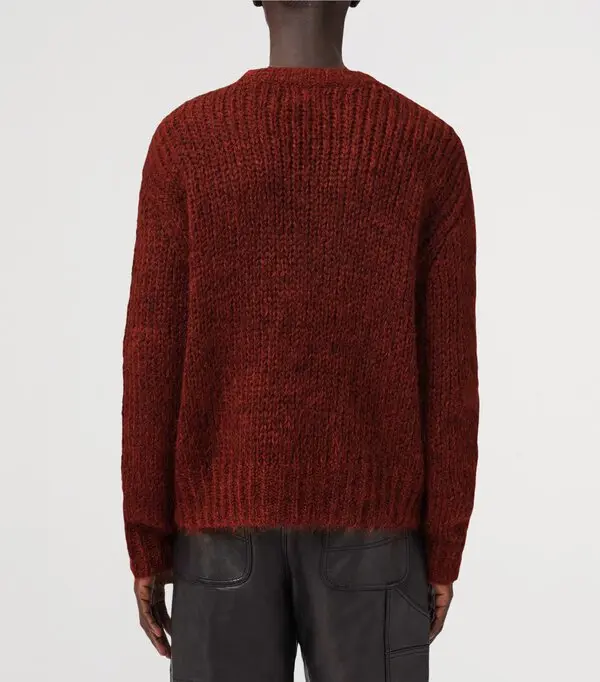 ALLSAINTS Oversized Myles Sweater - Red