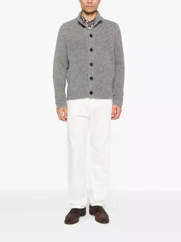 FILIPPO DE LAURENTIIS Buttoned Wool Cardigan