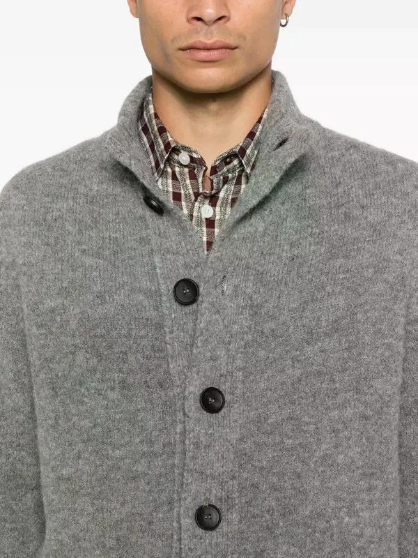 FILIPPO DE LAURENTIIS Buttoned Wool Cardigan