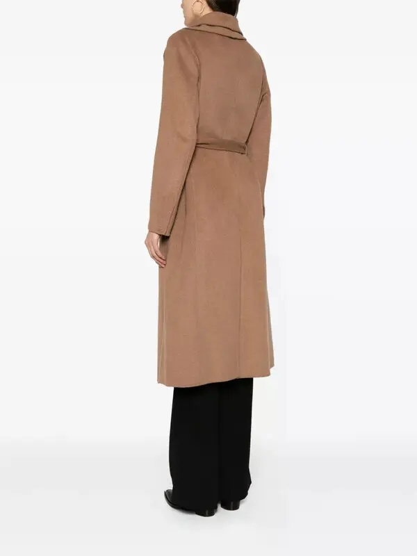 Tahari Belted Maxi Wrap Coat