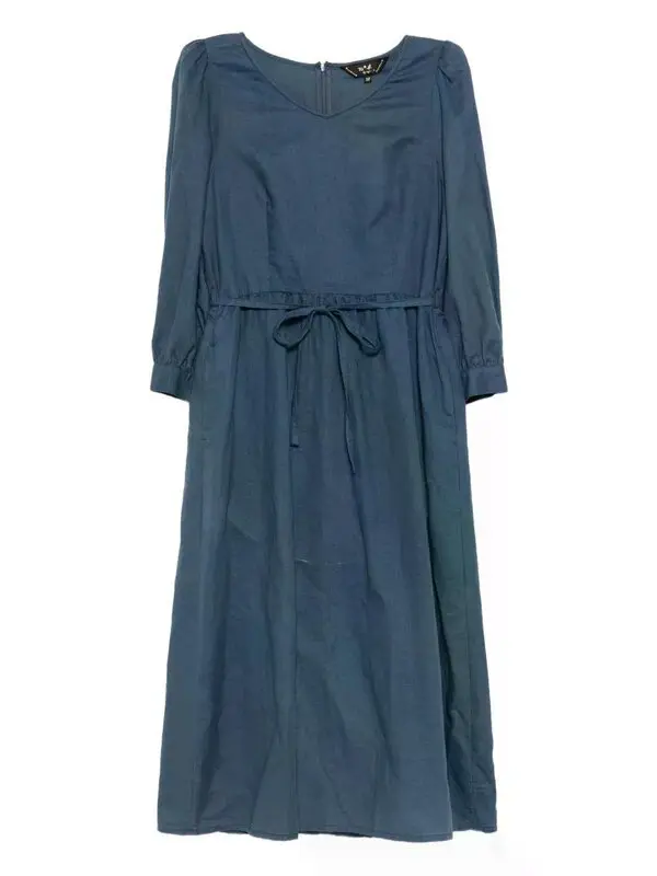 TO B. BY AGNÈS B. V-neck Tie-waist Dress