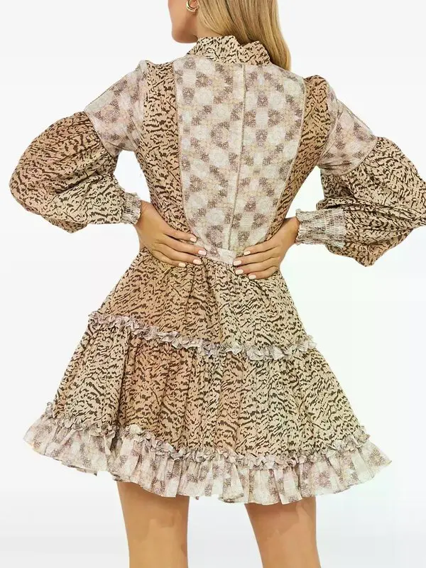 IXIAH Patterned Mini Dress